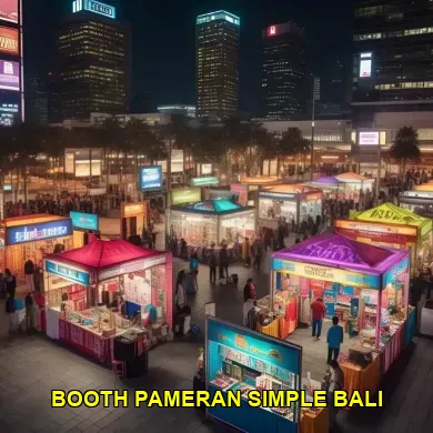 Booth Pameran Simple Bali Hadirkan Desain Minimalis Dan Elegan
