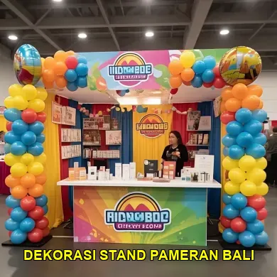 Dekorasi Stand Pameran Bali Menonjol Dengan Desain Kreatif