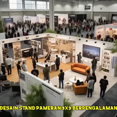 Desain Stand Pameran 3x3 Bandung Untuk Promosi Produk Yang Menarik