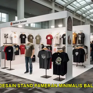 Desain Stand Pameran Minimalis Bali Memukau Dan Elegan Kini