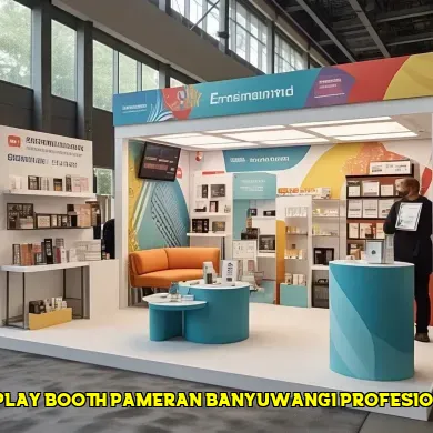 Display Booth Pameran Banyuwangi Desain Menarik Untuk Kesuksesan
