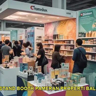 Stand Booth Pameran Properti Bali Dengan Desain Stand Kreatif